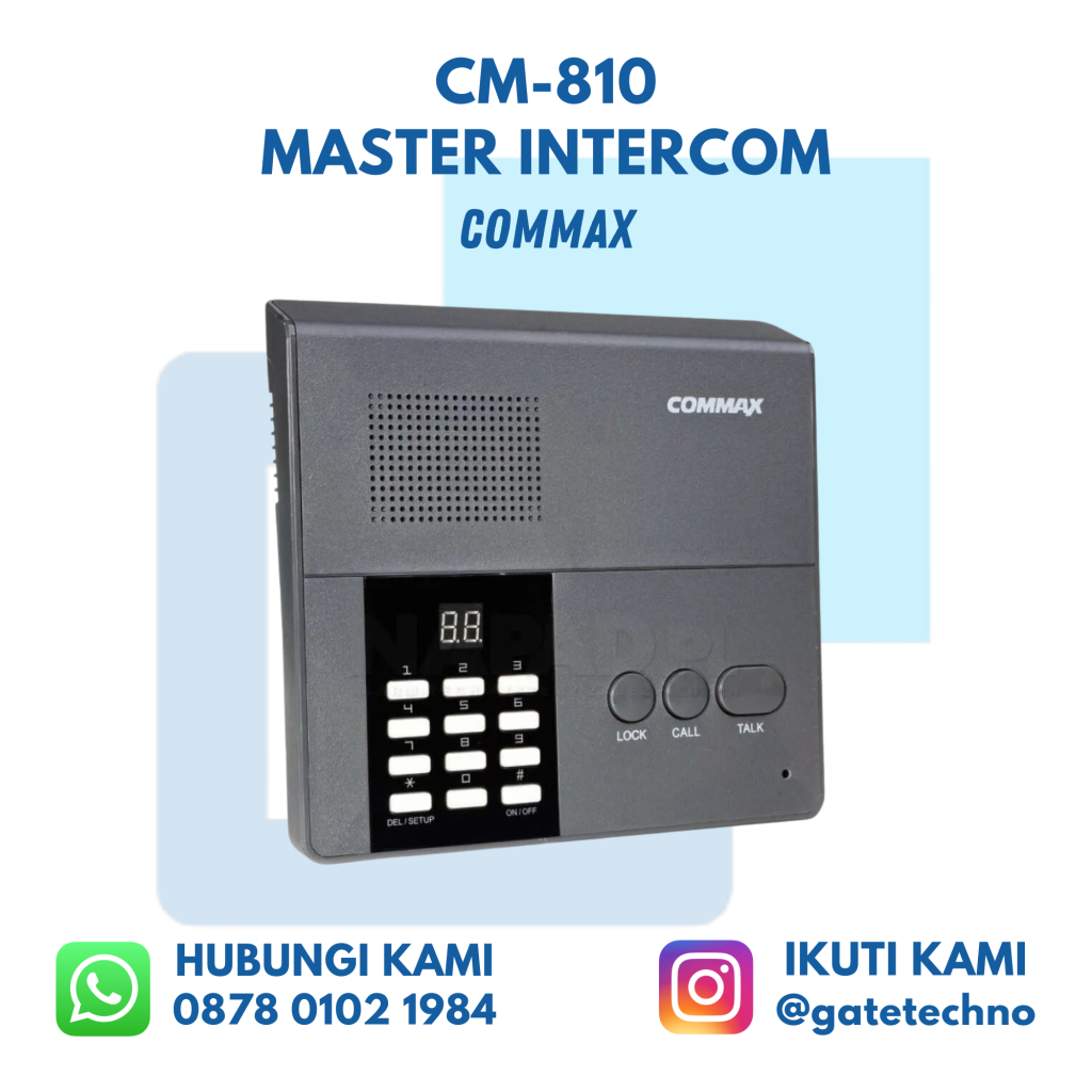 Commax CM-810 Master Intercom - gatetechno.com